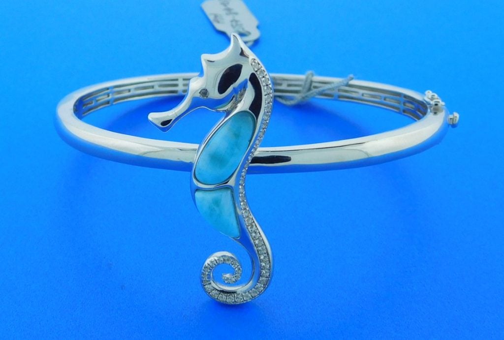 Alamea Seahorse Bracelet, Sterling Silver & Yellow Gold Plated | Island ...