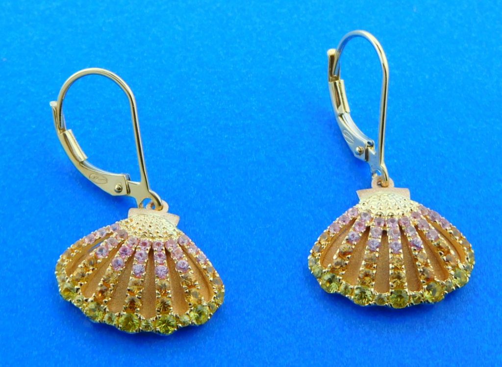 Denny Wong Hawaiian Sunrise Shell Ring, 14k 2/Tone | Island Sun Jewelry ...